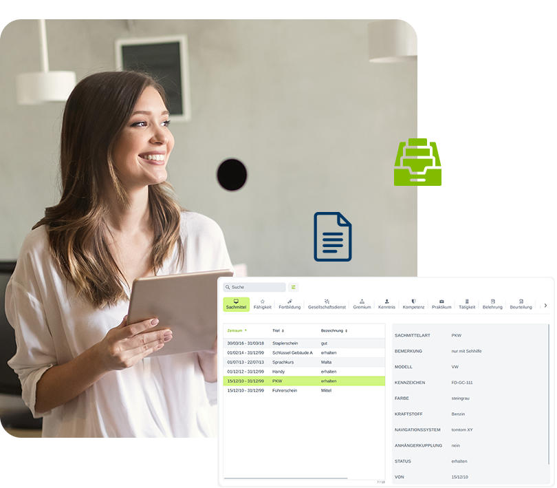 Employee Self Service | Datenverwaltung im Mitarbeiterportal